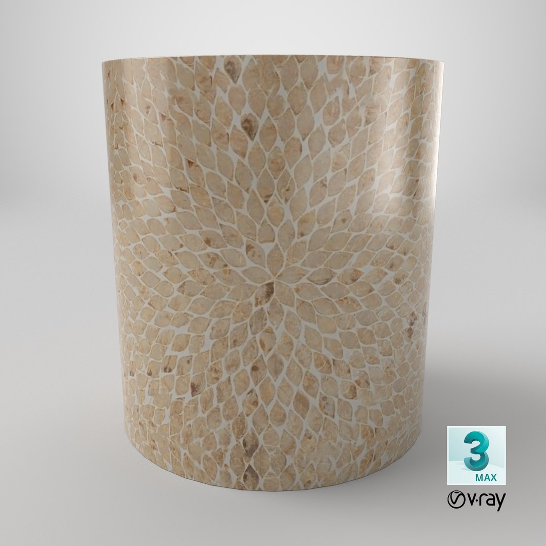 Capiz Accent Table 3D - TurboSquid 2326142