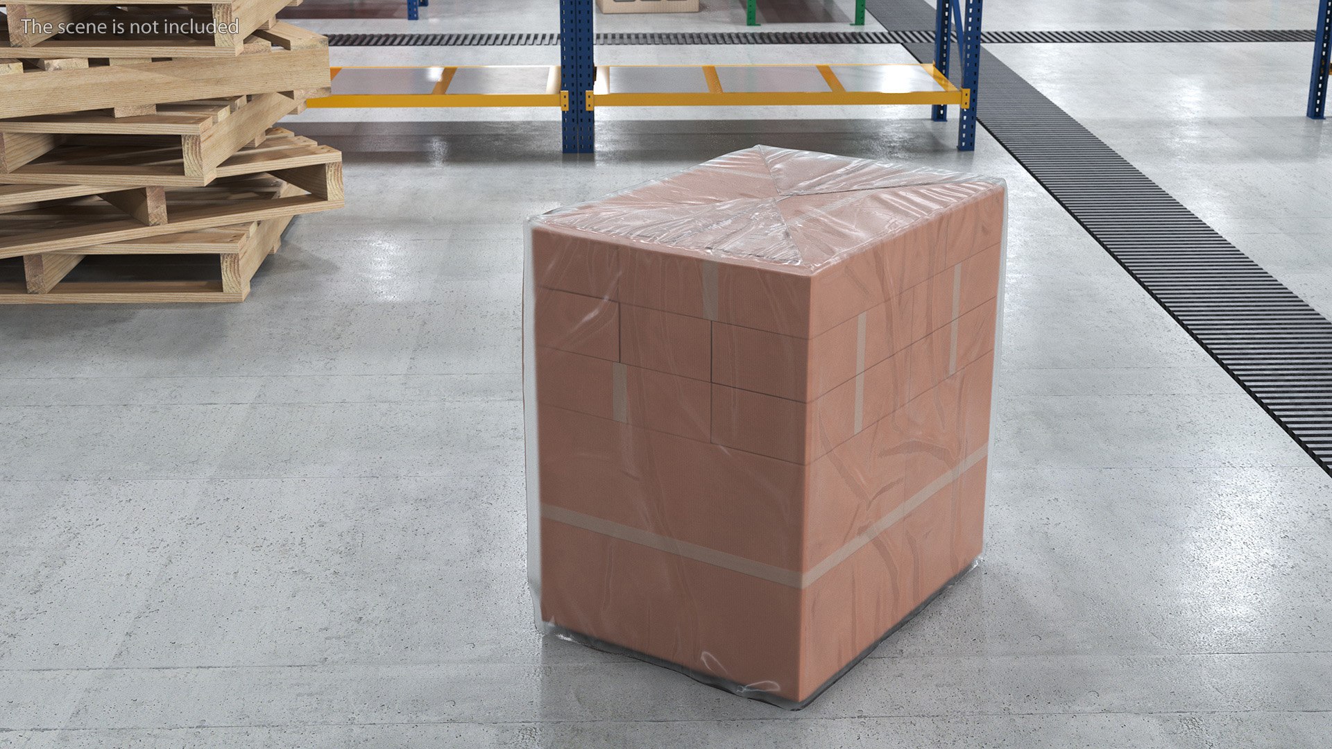 Transparent Cargo Pallet Cover 3D - TurboSquid 2236689