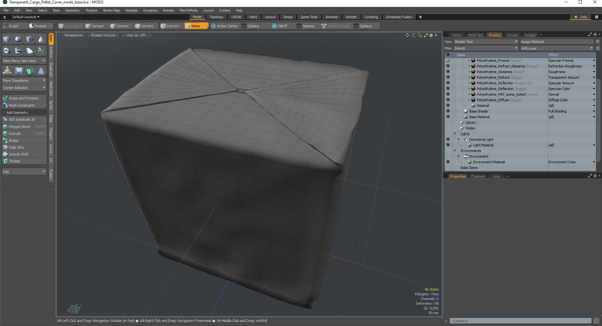 Transparent Cargo Pallet Cover 3D - TurboSquid 2236689