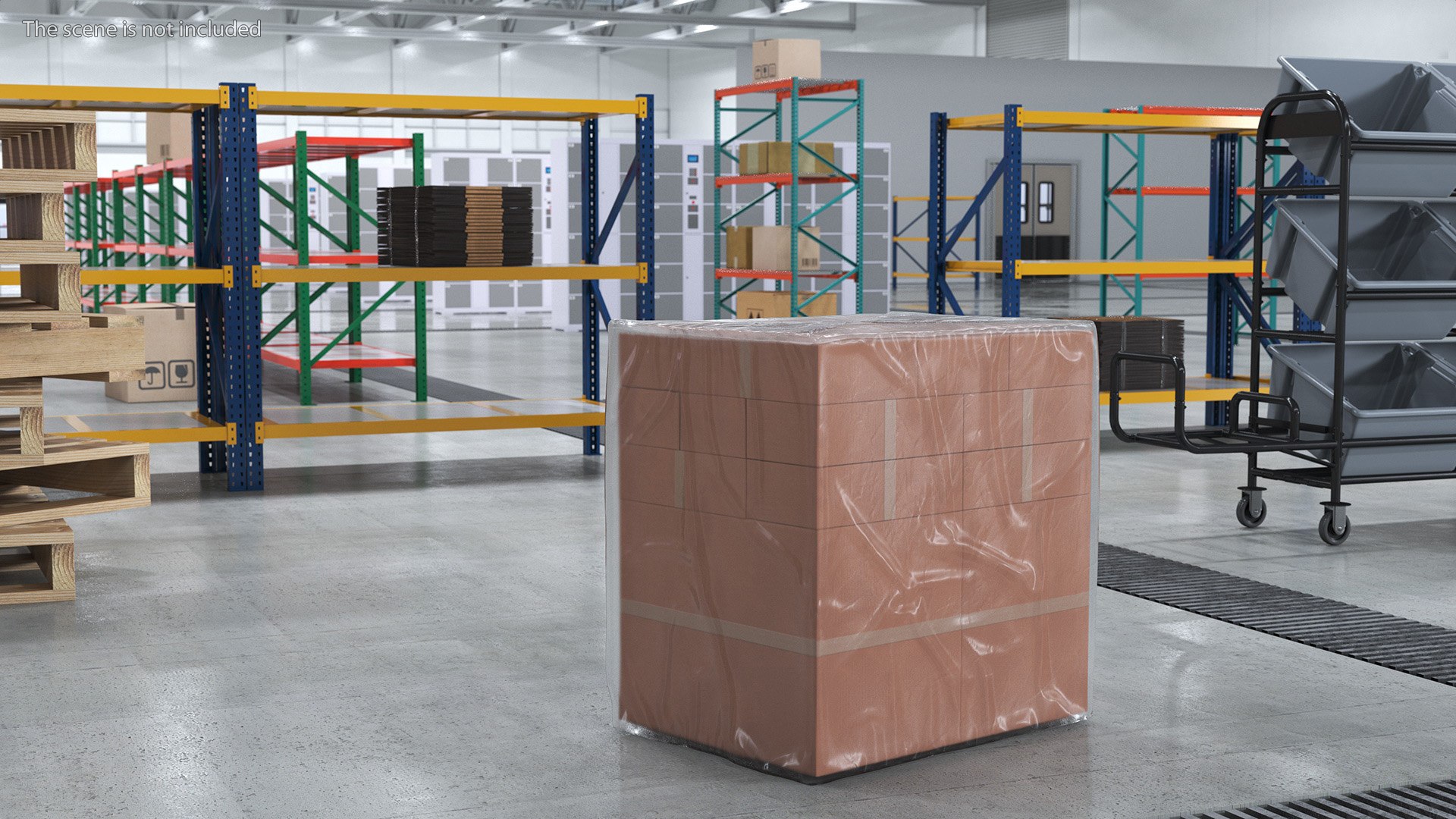 Transparent Cargo Pallet Cover 3D - TurboSquid 2236689