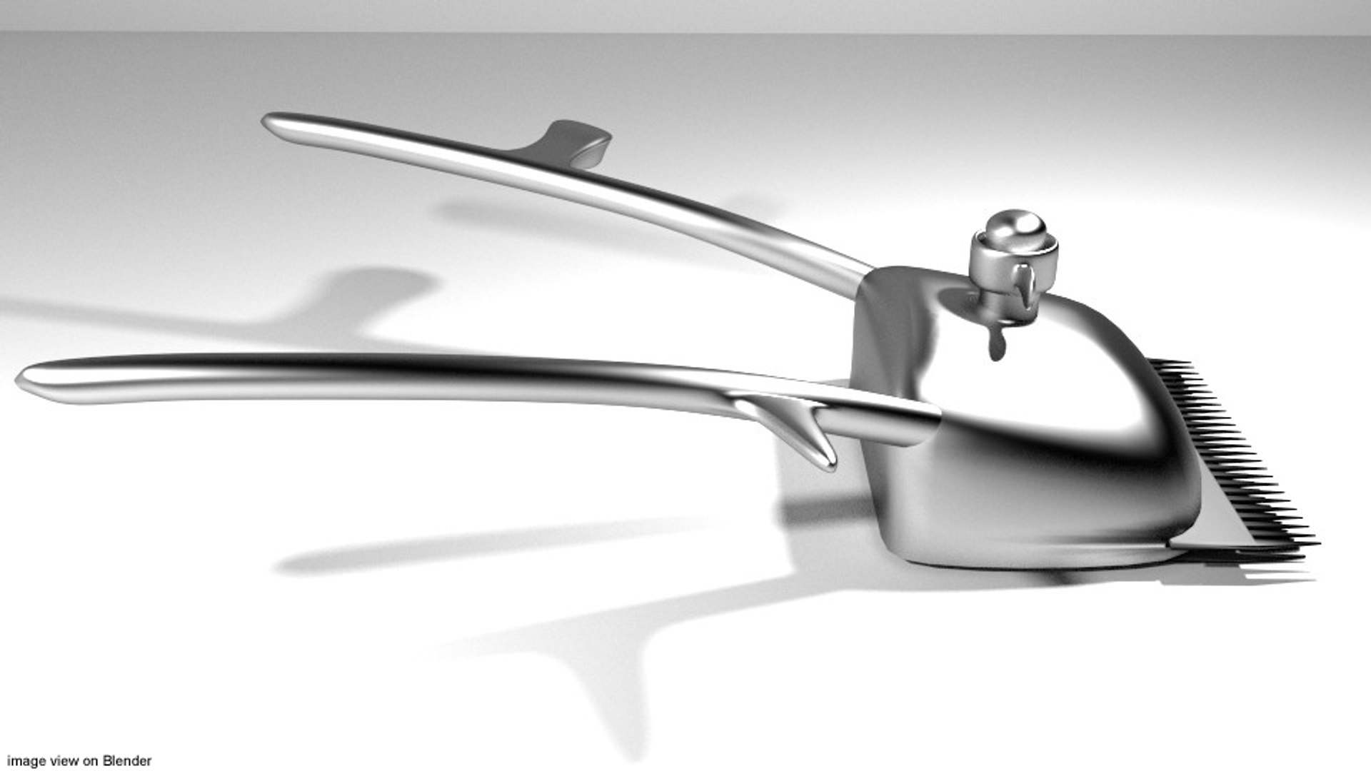 barber clipper 3d model