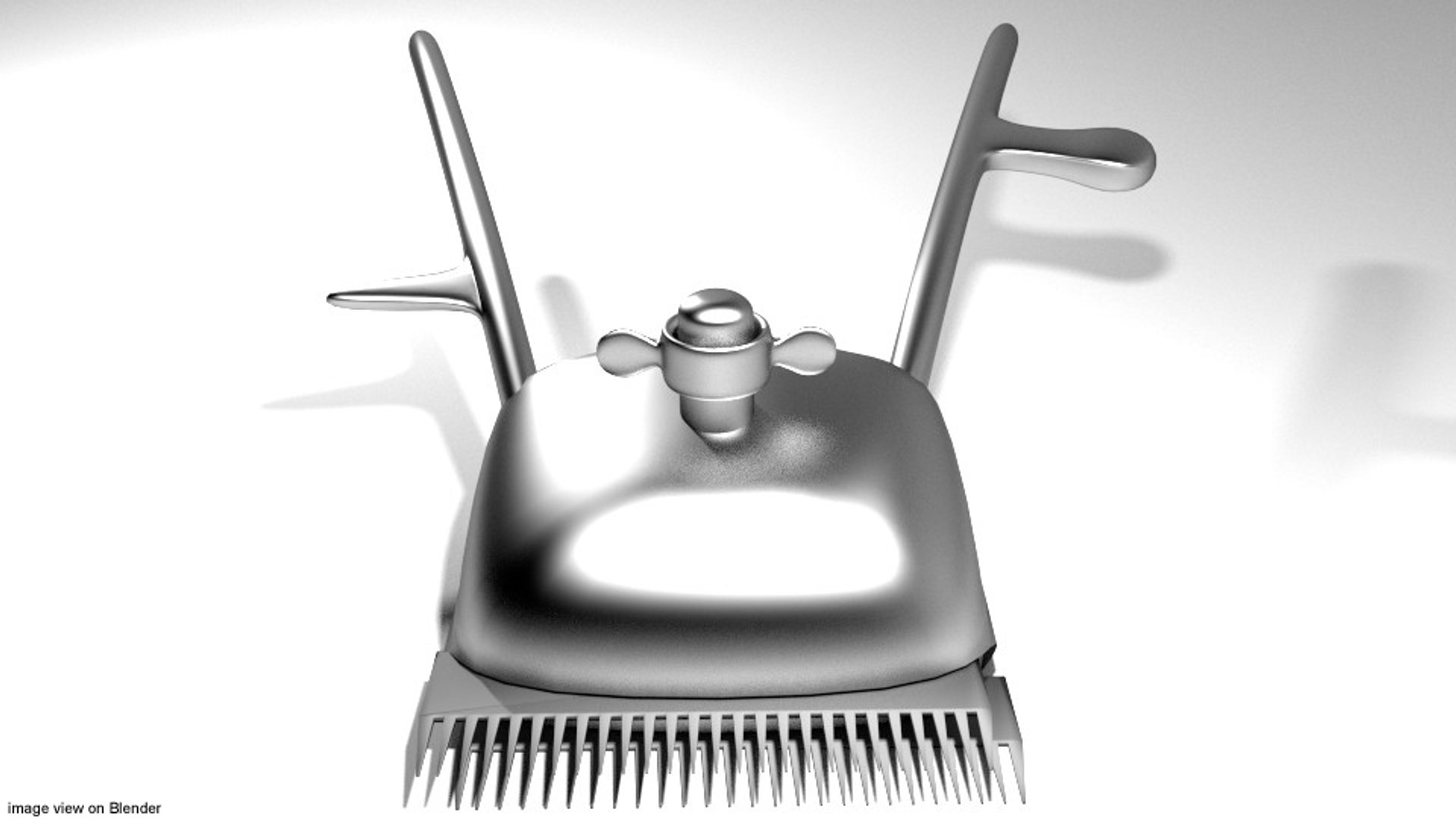barber clipper 3d model