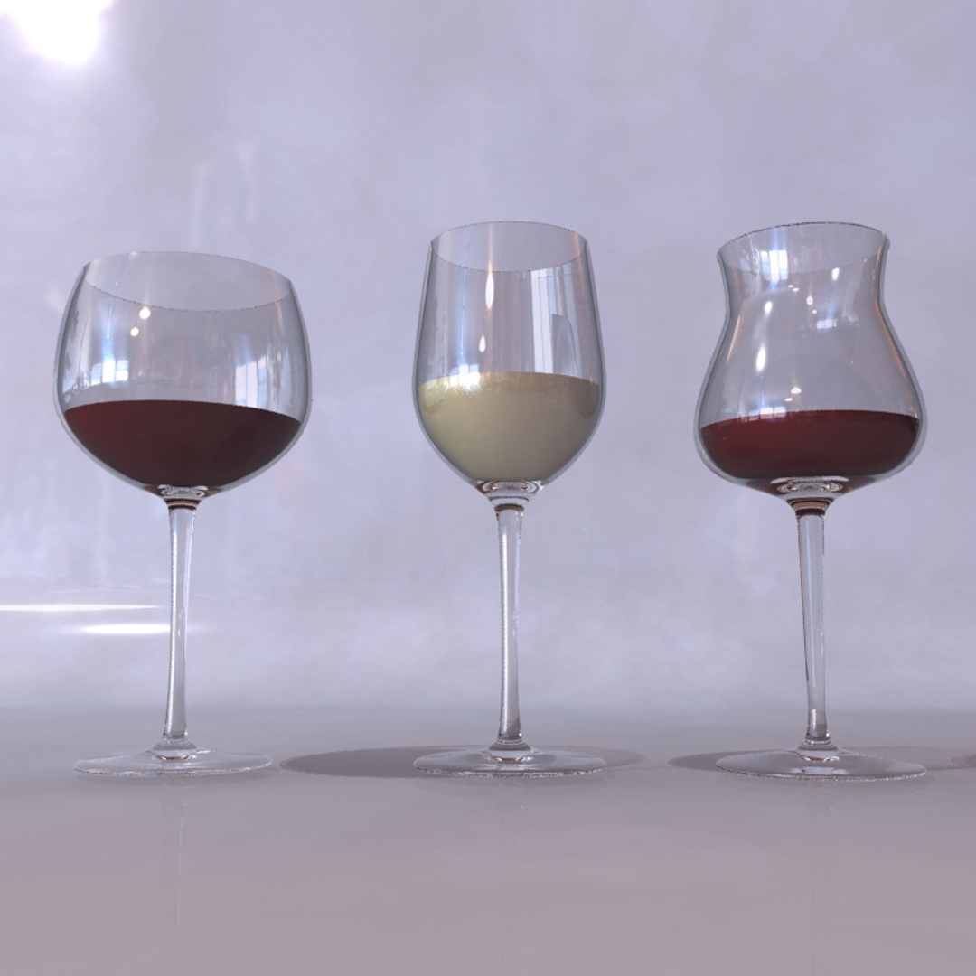 free 3ds mode wine glasses