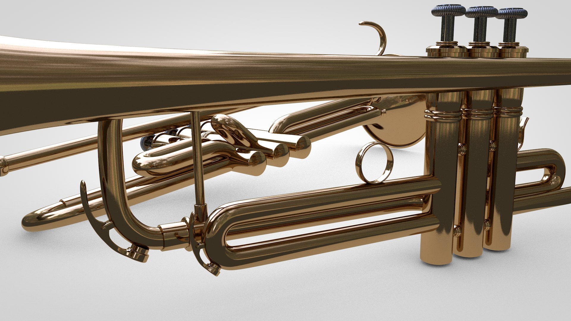 3D Trumpet Model - TurboSquid 1186307