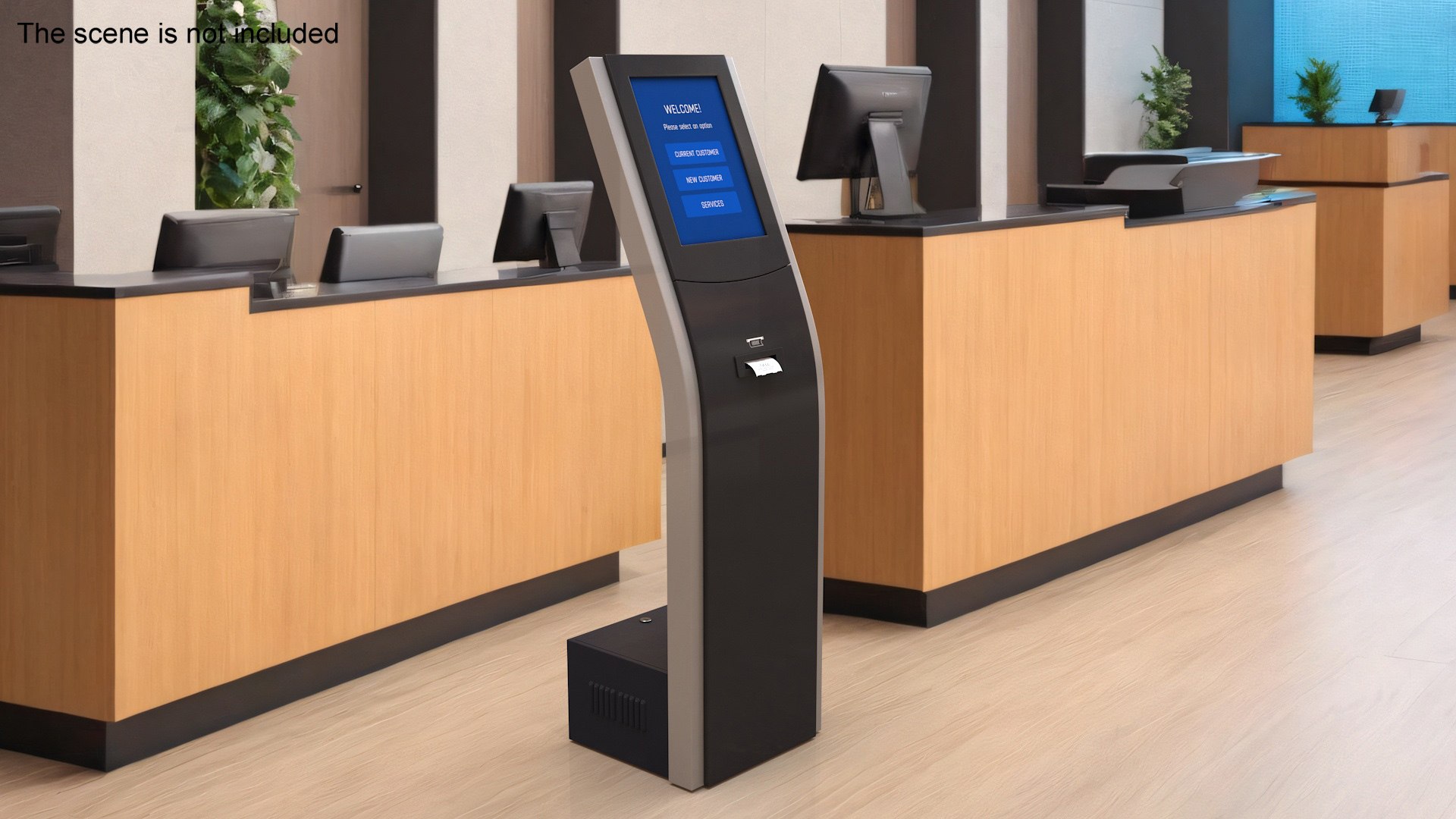 3D Electronic Queue Device Black - TurboSquid 2267794