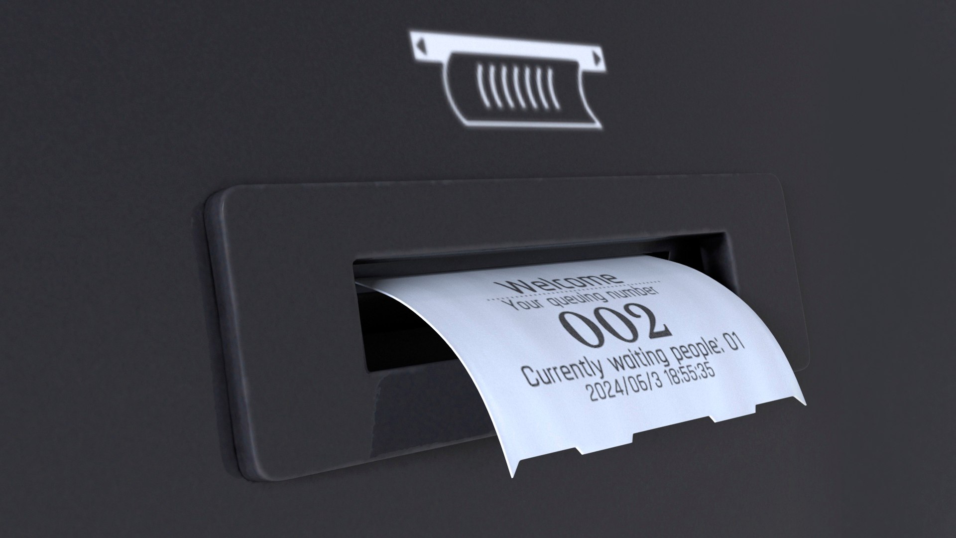 3D Electronic Queue Device Black - TurboSquid 2267794