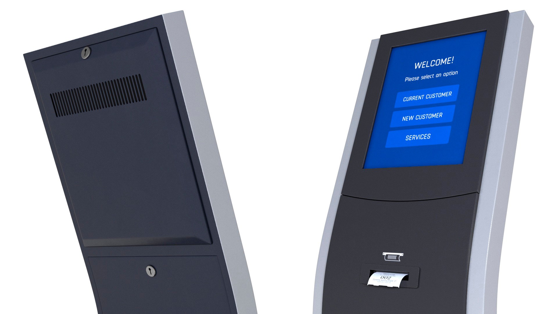 3D Electronic Queue Device Black - TurboSquid 2267794