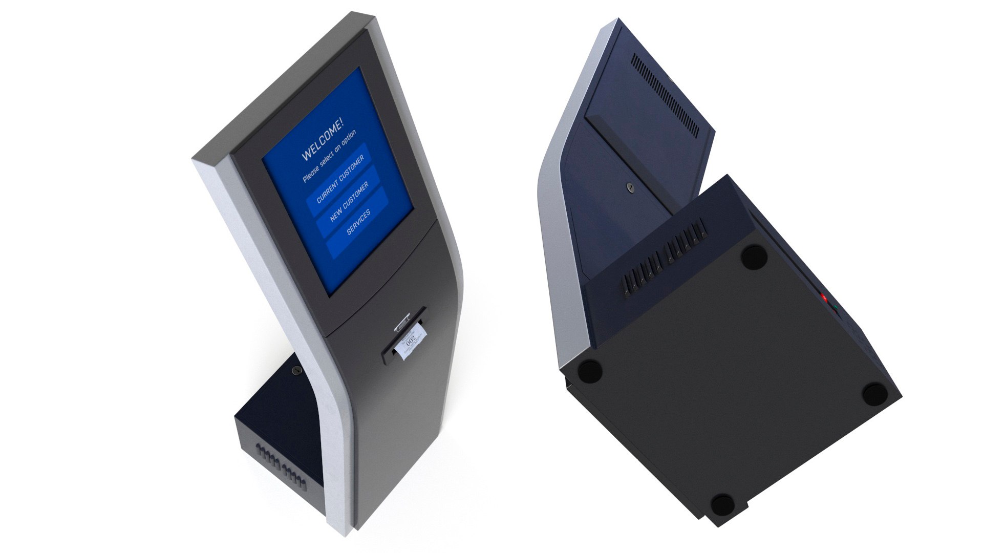 3D Electronic Queue Device Black - TurboSquid 2267794