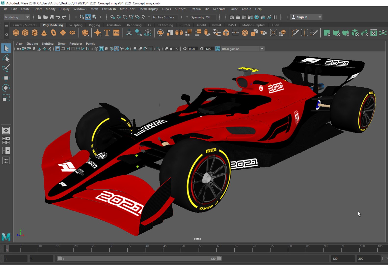 F1 2021 concept 3D model - TurboSquid 1558497