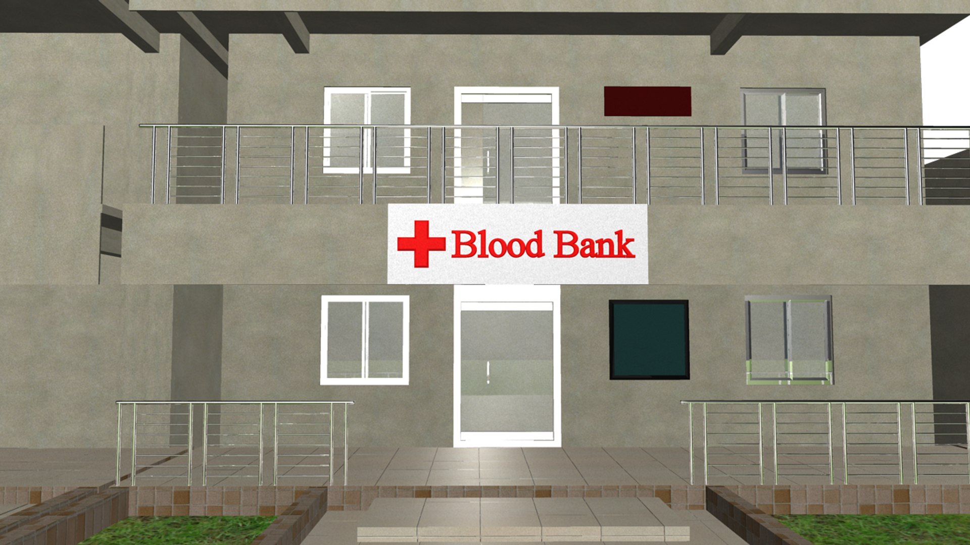 3d Obj Blood Bank