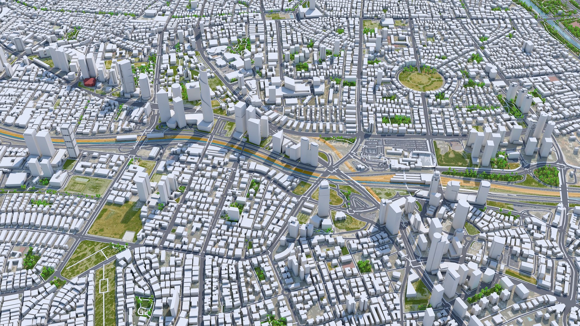 Tel Aviv Downtown Israel Model - TurboSquid 1990119