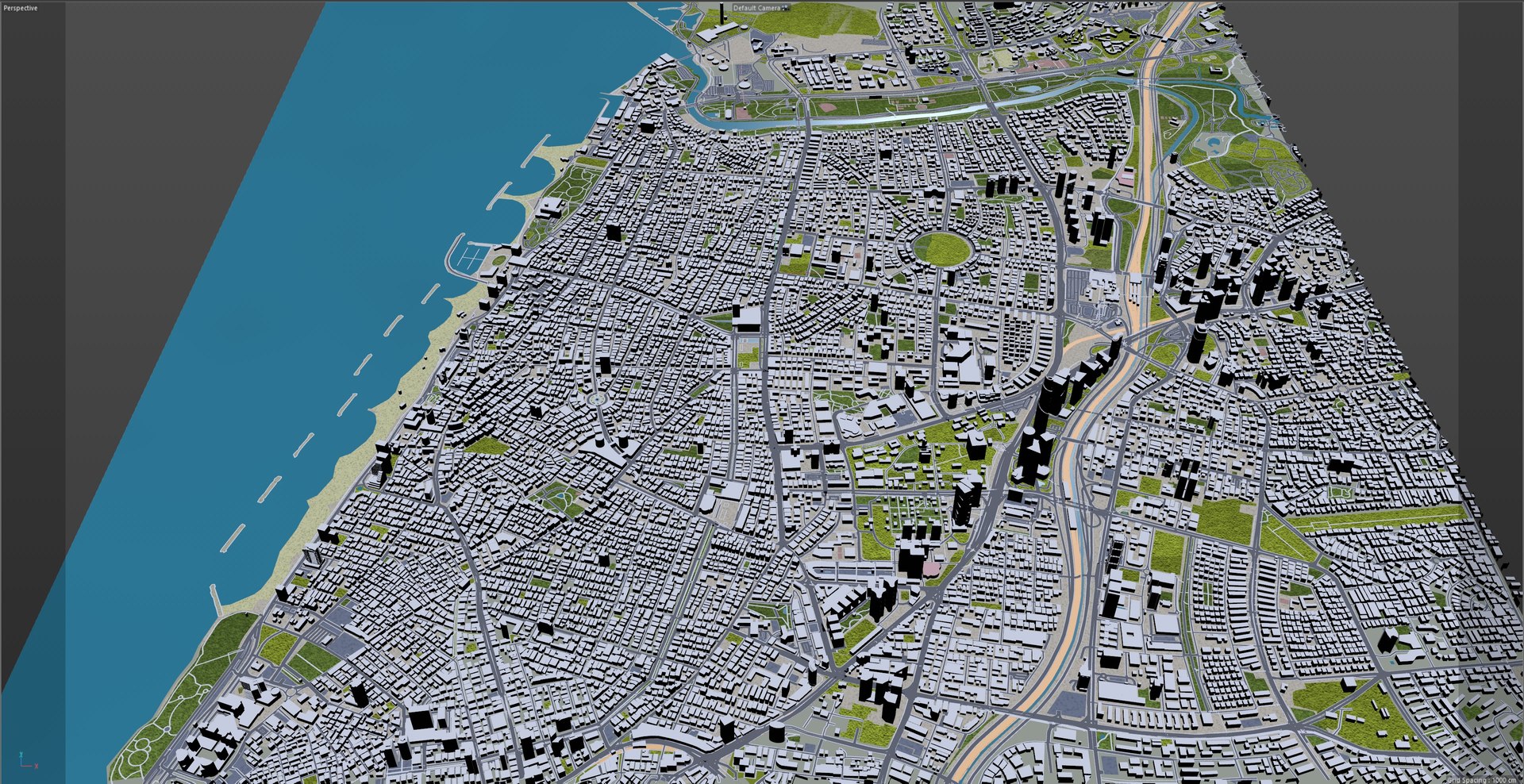 Tel Aviv Downtown Israel Model - TurboSquid 1990119