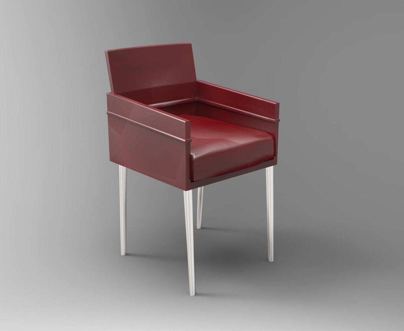 chair studio 3d obj