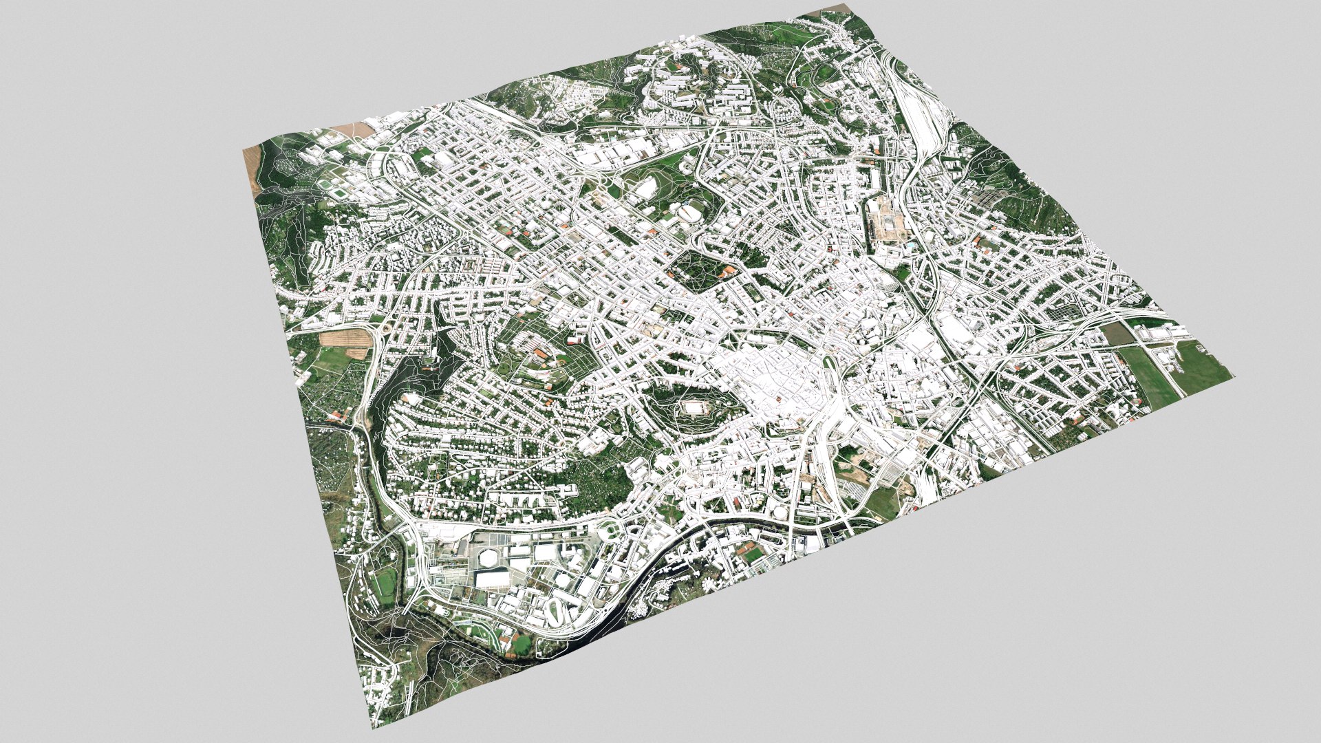 Cityscape Brno Czech Republic 3D Model - TurboSquid 2022447