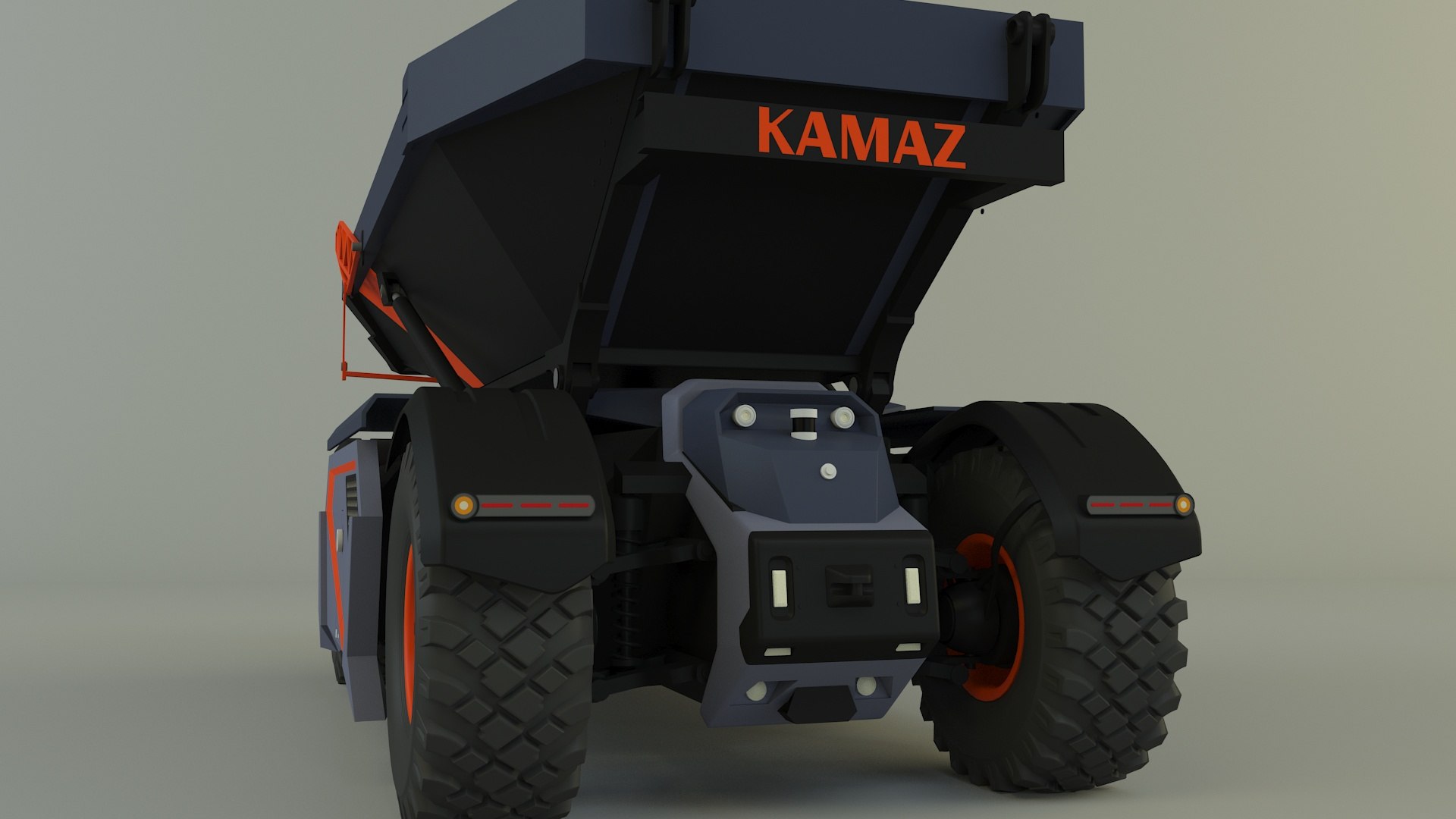 Kamaz Unmanned Cargo Truck 3D - TurboSquid 2325920