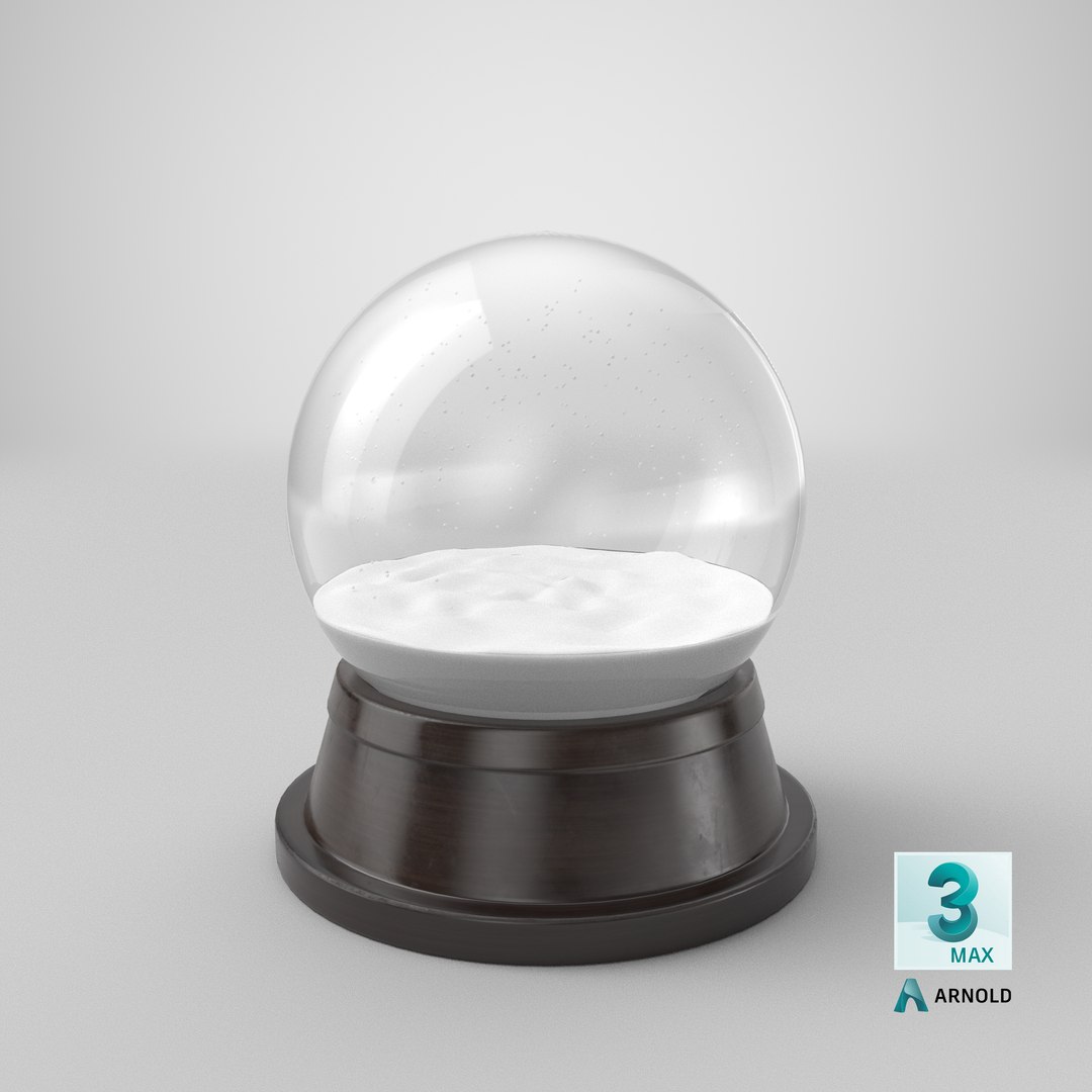 Snow globe 3D model - TurboSquid 1524098