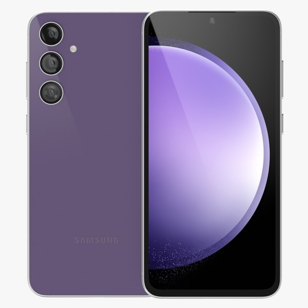 삼성 갤럭시 S23 FE 퍼플 3D 모델 - TurboSquid 2137630