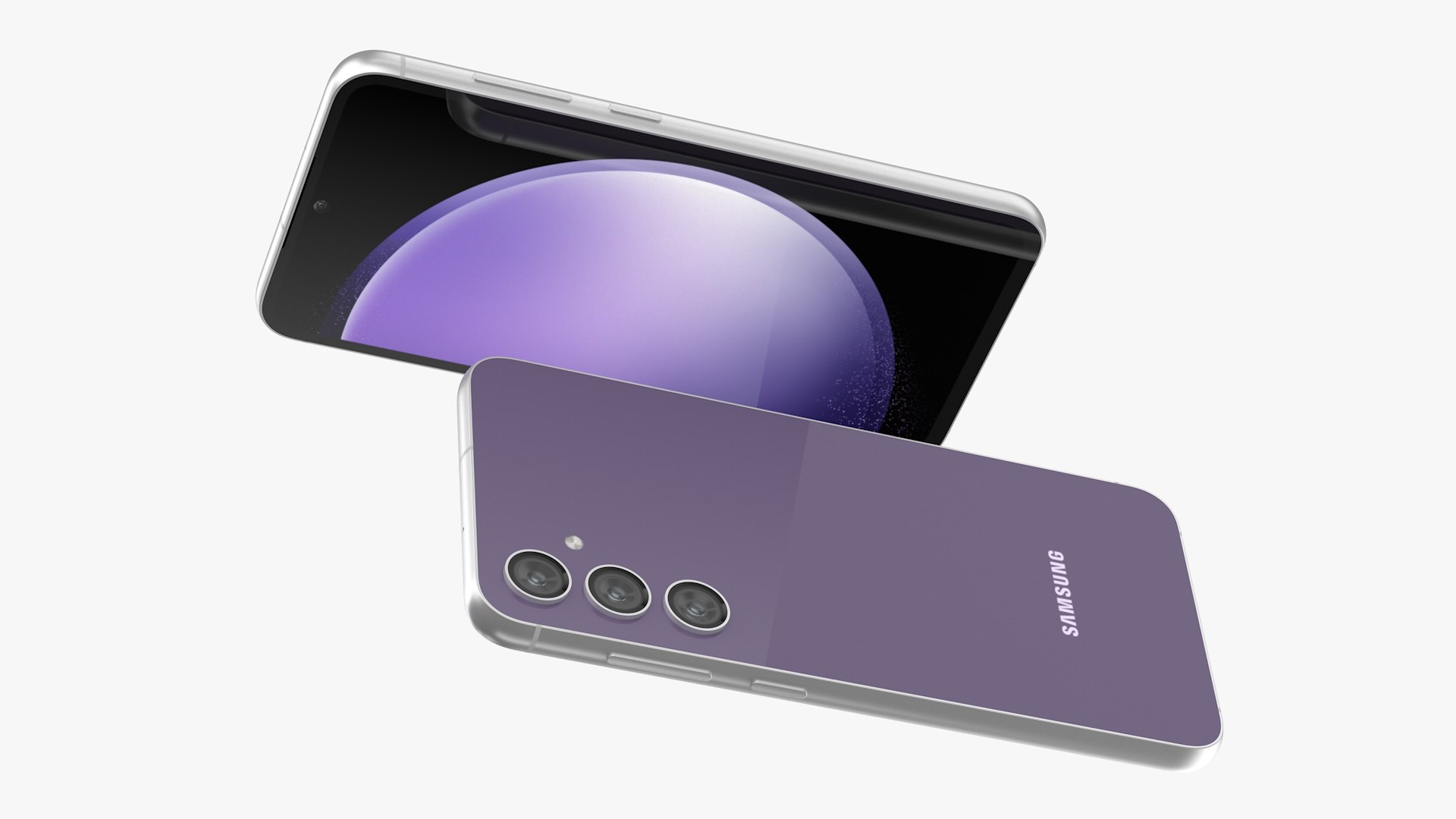 Samsung Galaxy S23 FE Purple 3D - TurboSquid 2137630