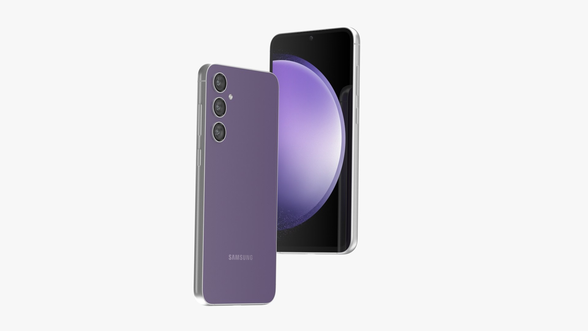 Samsung Galaxy S23 FE Purple 3D - TurboSquid 2137630