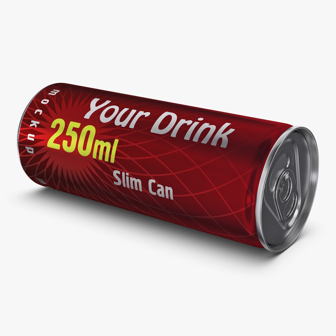 3D Aluminum Slim Can 250ml V 2 Model - TurboSquid 1907054