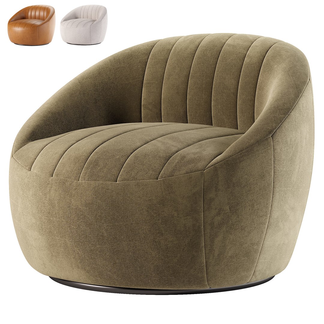 3D Model Audie Swivel Chair 2015 - TurboSquid 2245564