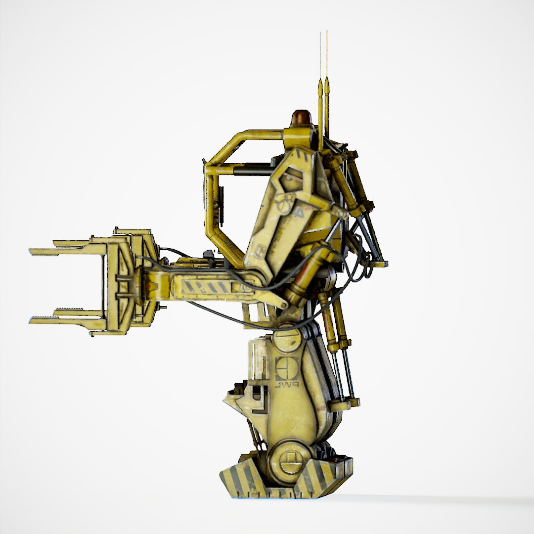 Alien Power Loader P5000 Exoskeleton 3D - TurboSquid 2280111