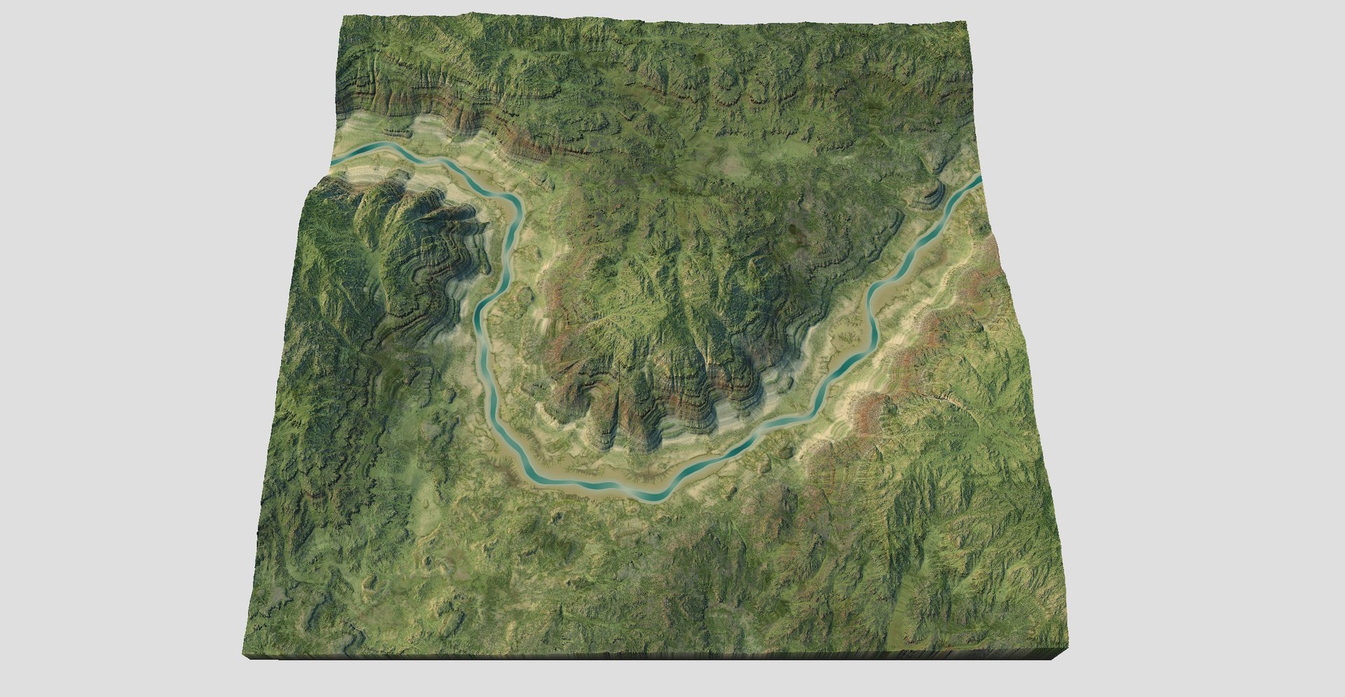 3D Terrain Landscape Valley - TurboSquid 1685087