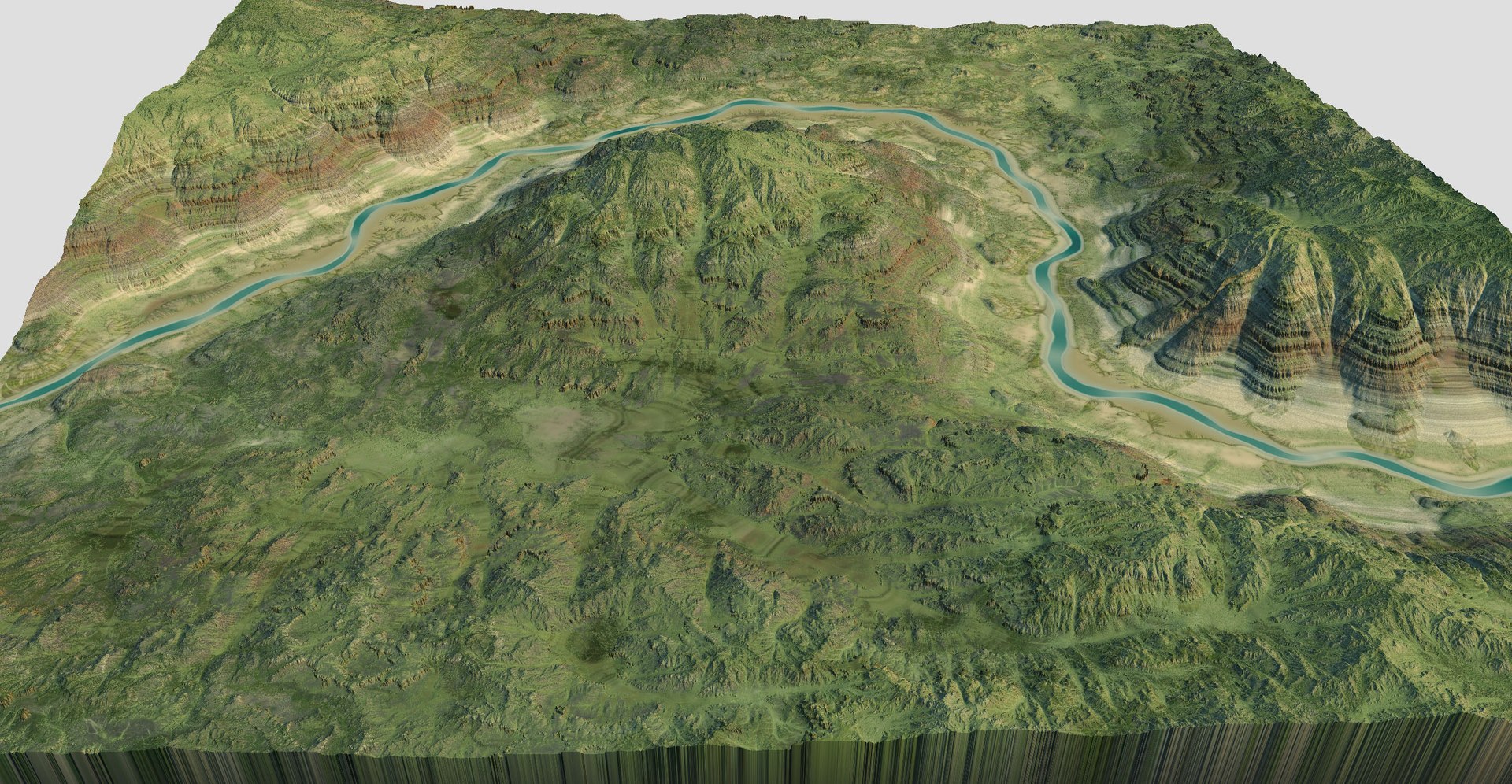 3D Terrain Landscape Valley - TurboSquid 1685087