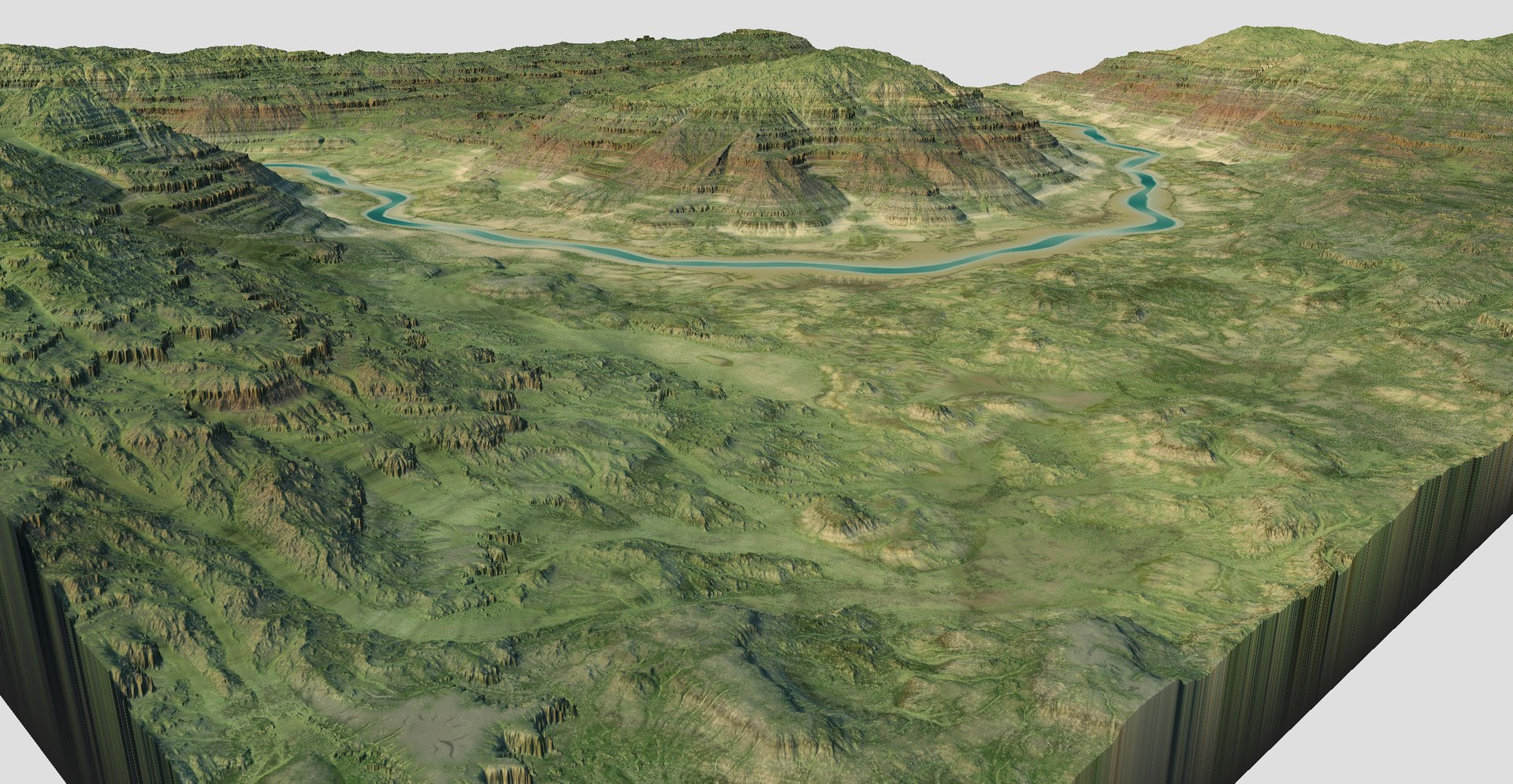 3D Terrain Landscape Valley - TurboSquid 1685087