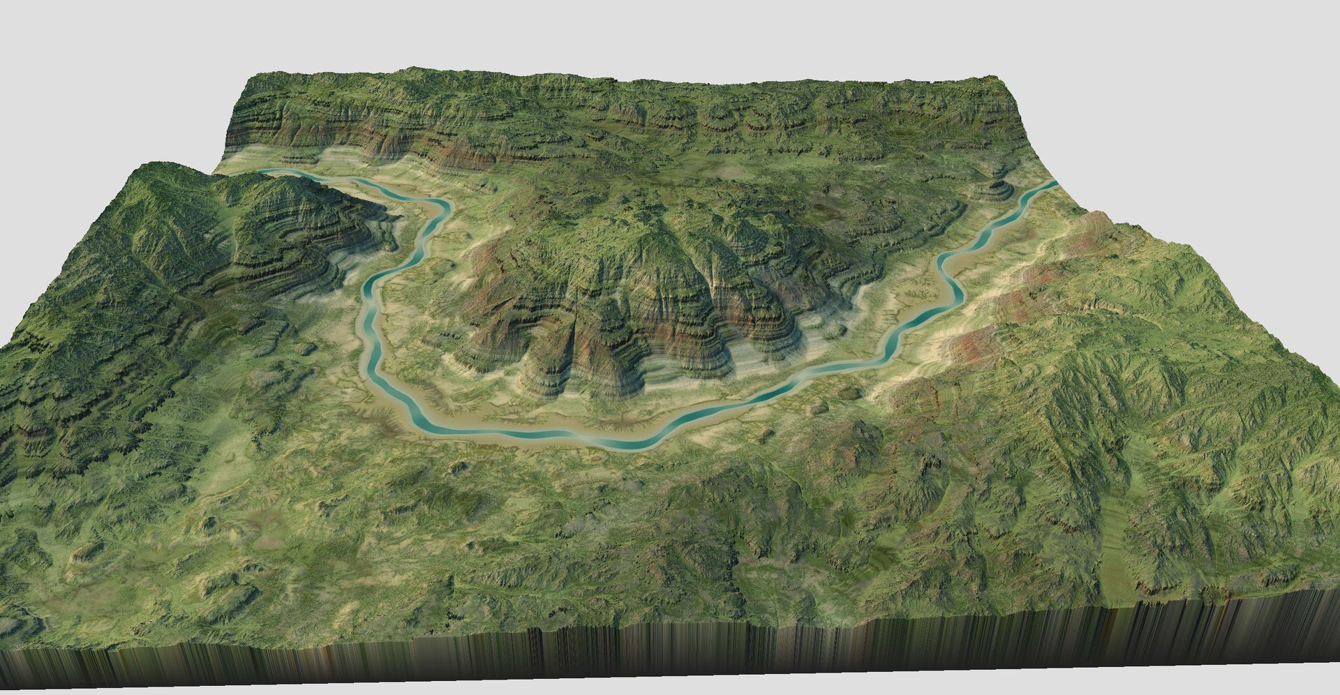 3D Terrain Landscape Valley - TurboSquid 1685087