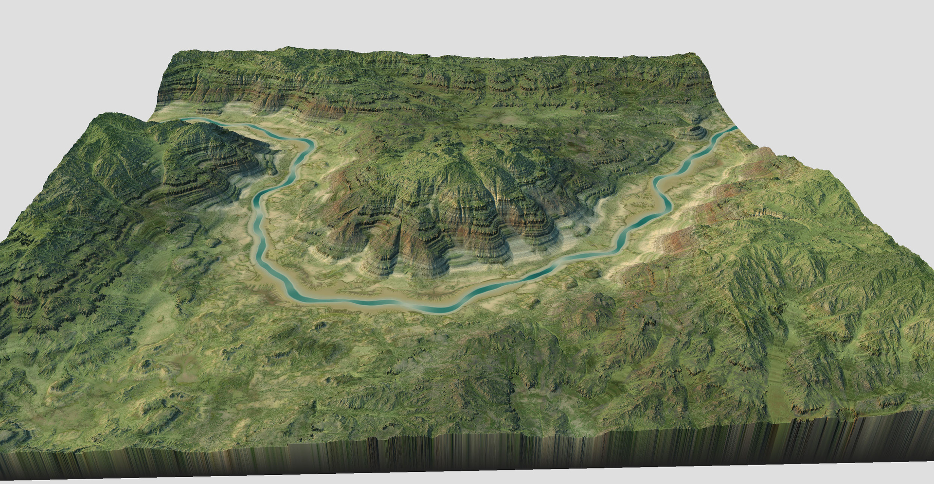3D terrain landscape valley - TurboSquid 1685087