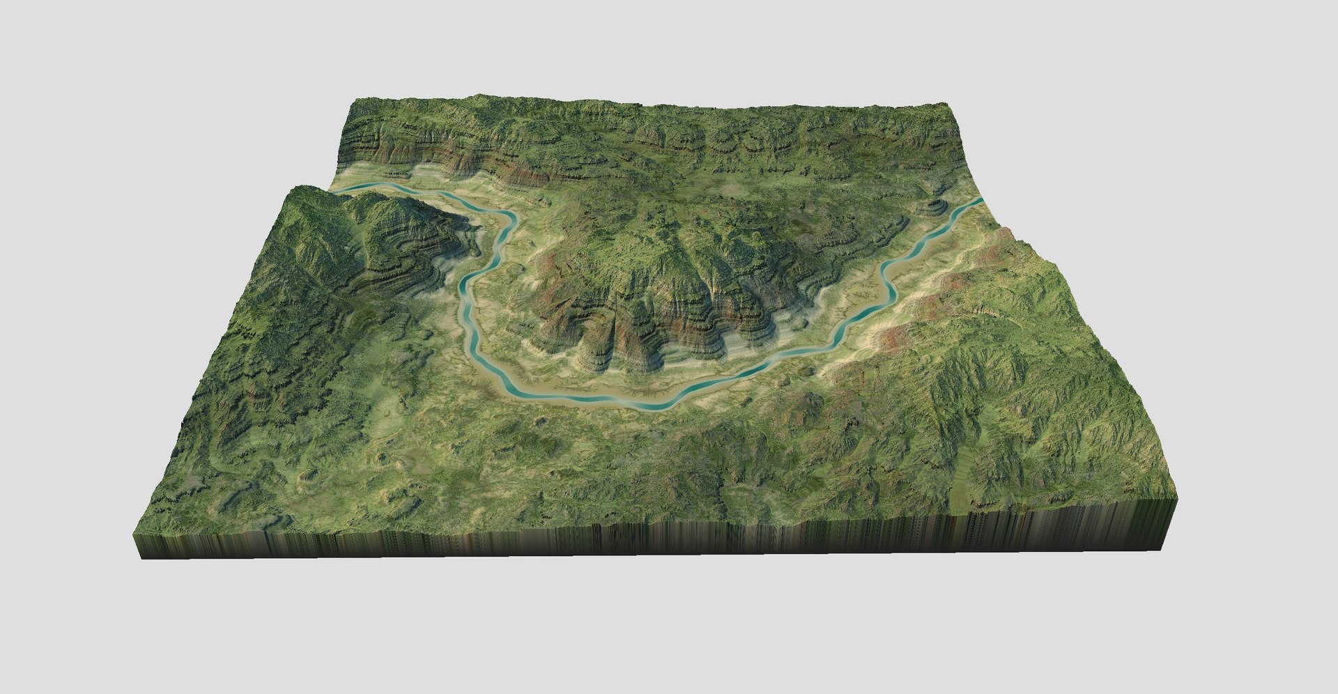 3D Terrain Landscape Valley - TurboSquid 1685087