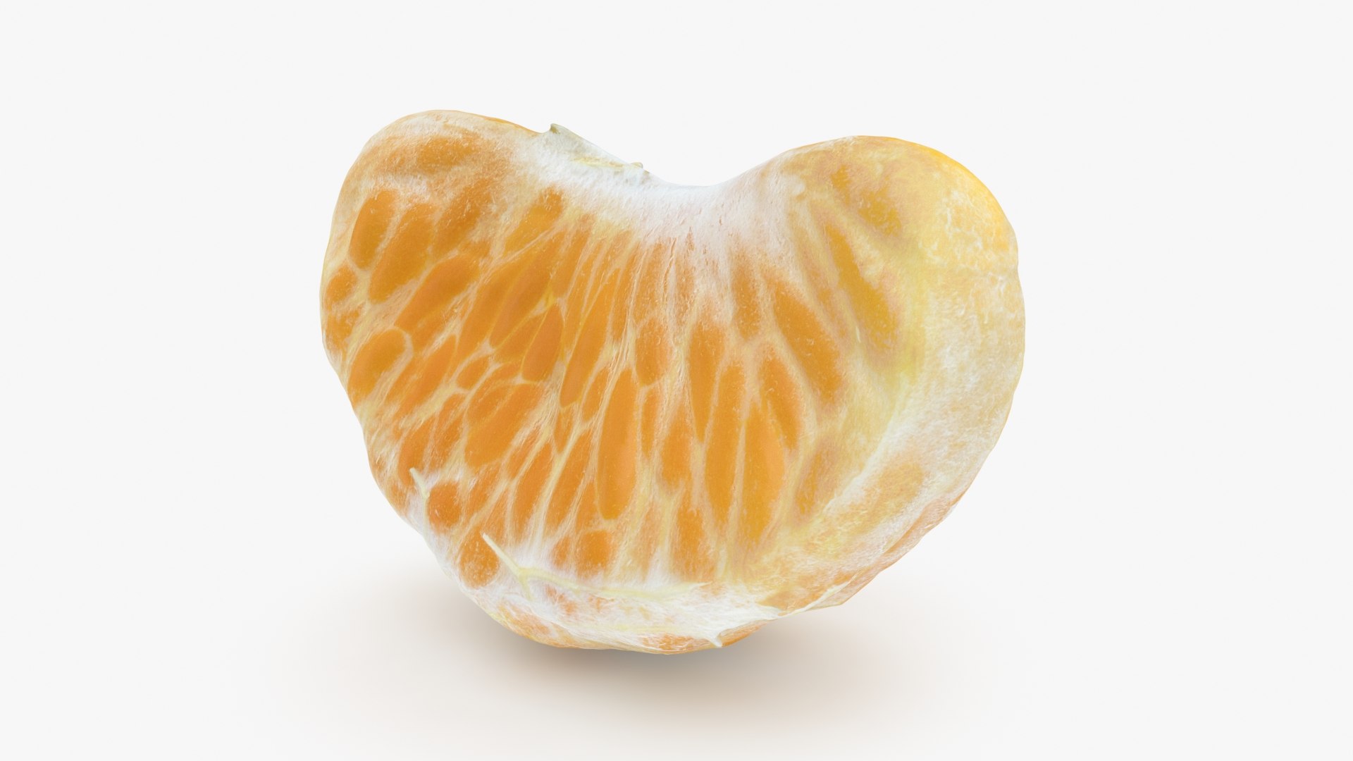 Mandarin Slice 3D Model - TurboSquid 2236420
