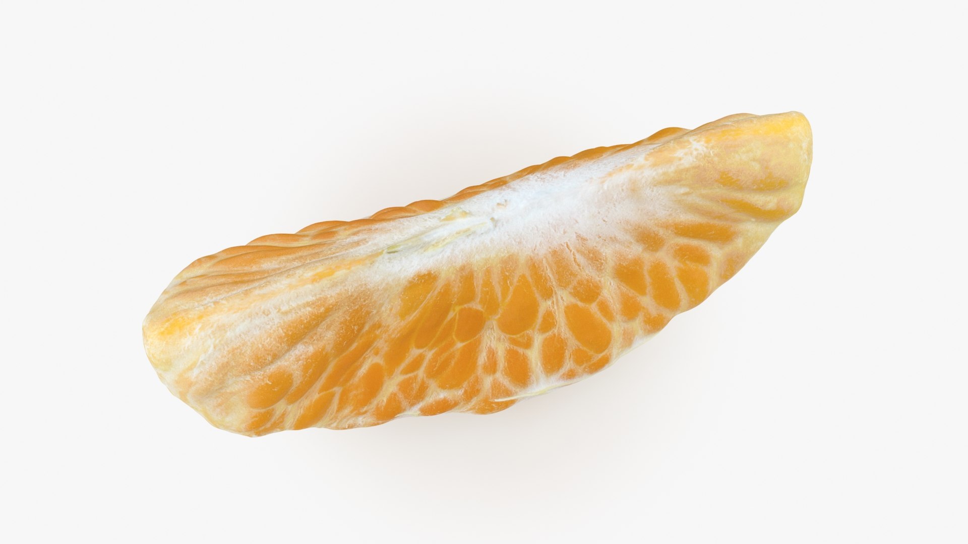 Mandarin Slice 3D Model - TurboSquid 2236420