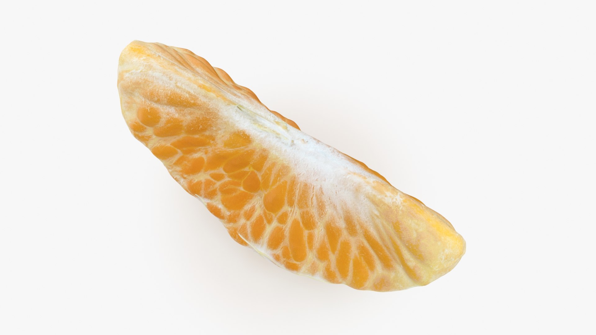 Mandarin Slice 3D Model - TurboSquid 2236420
