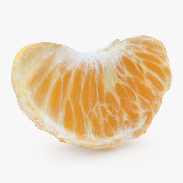 modelo 3d Rebanada de mandarina - TurboSquid 2236420