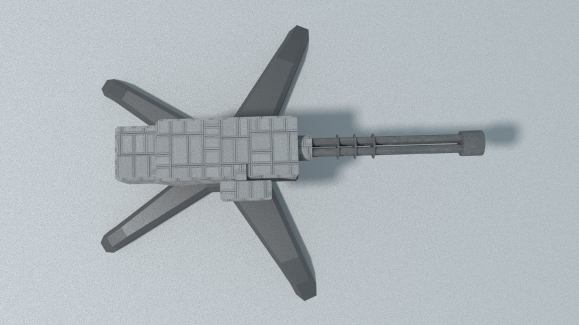 3D Gun Turret - TurboSquid 1409876