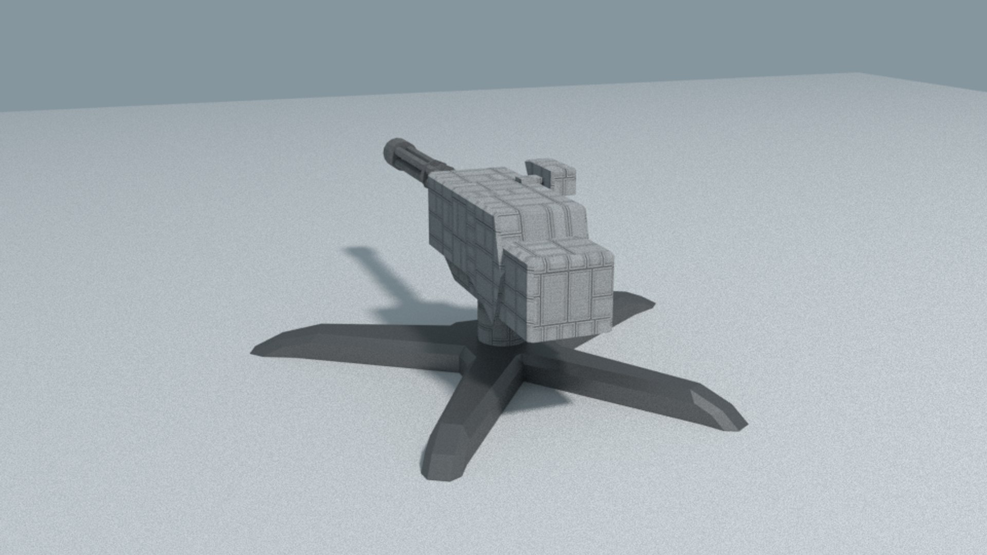 3D Gun Turret - TurboSquid 1409876