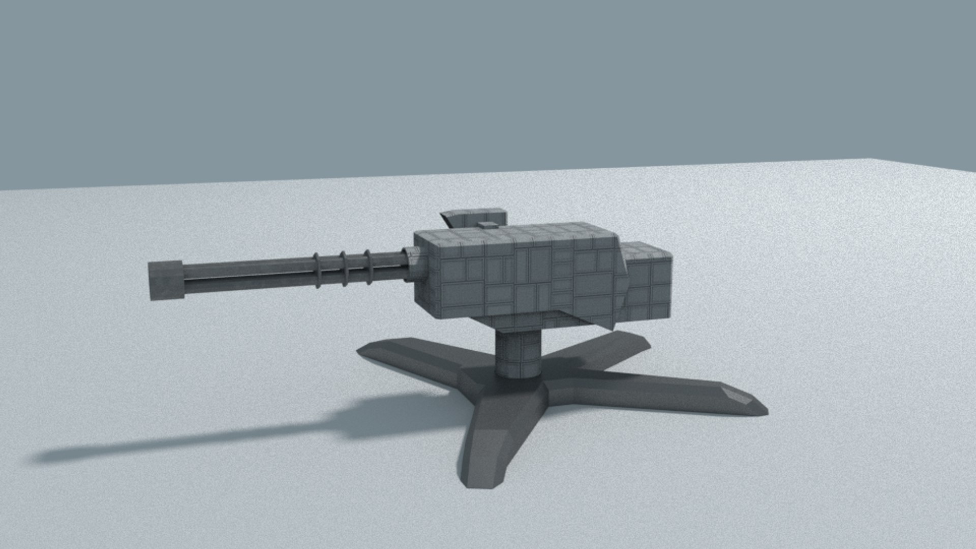 3D Gun Turret - TurboSquid 1409876