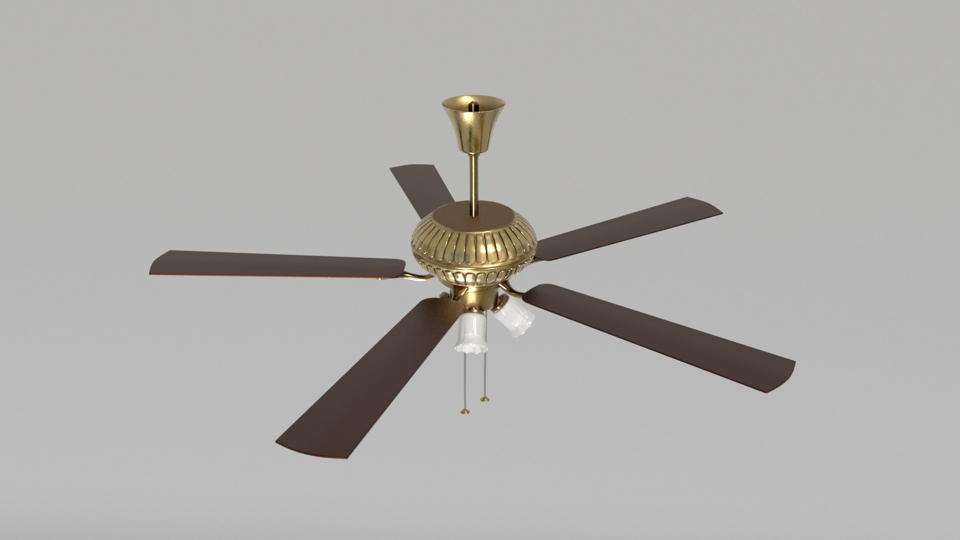 3D Ceiling Fan 08 Model - TurboSquid 2208092