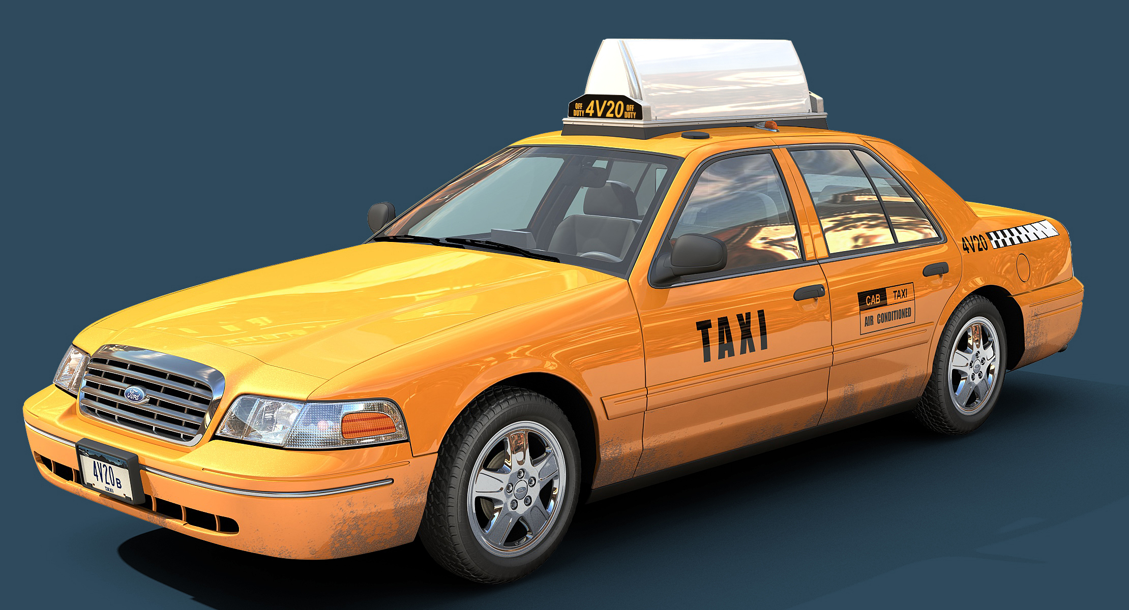 3d new york taxi model