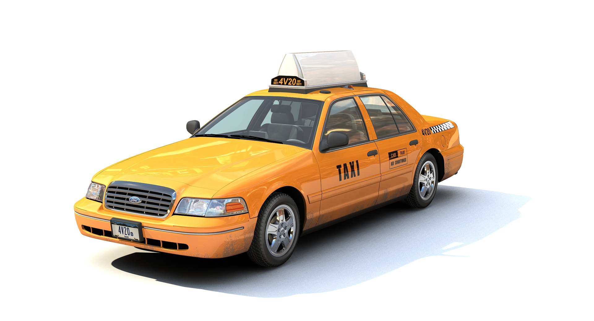 3d new york taxi model