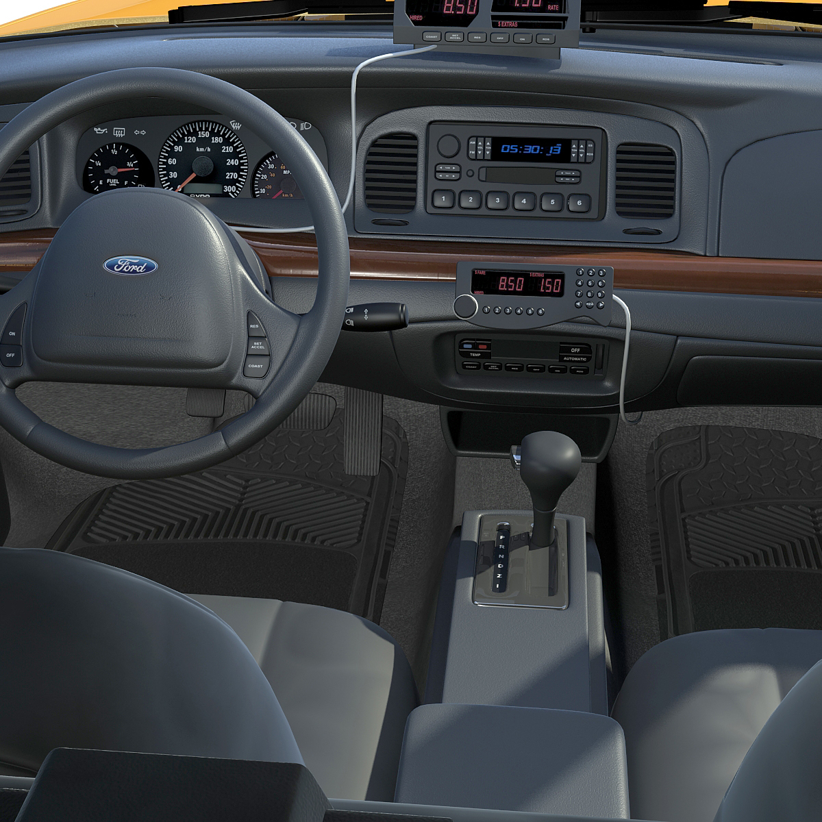 3d new york taxi model