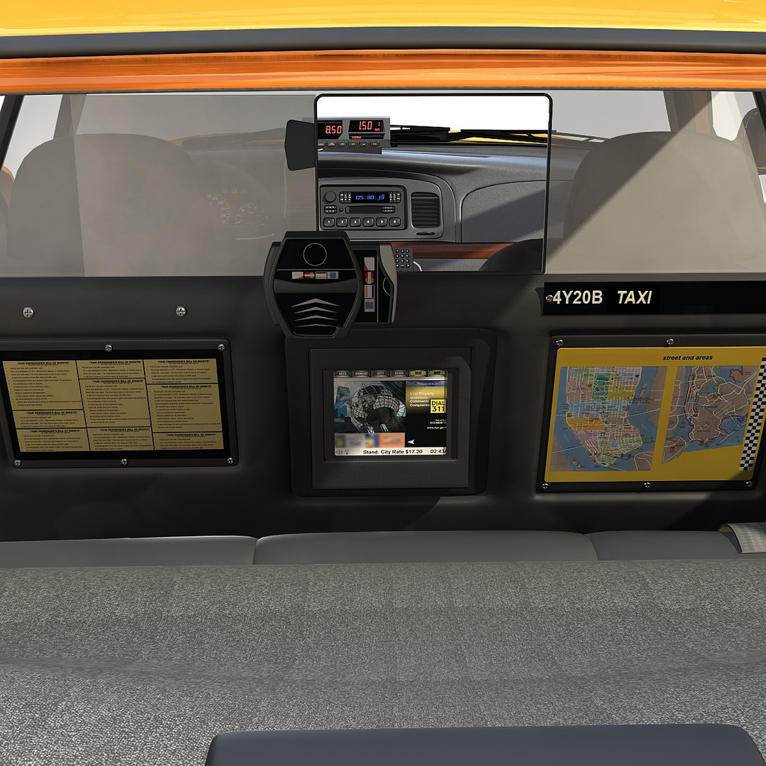 3d new york taxi model