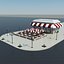 Outdoor Cafe 3d Model
