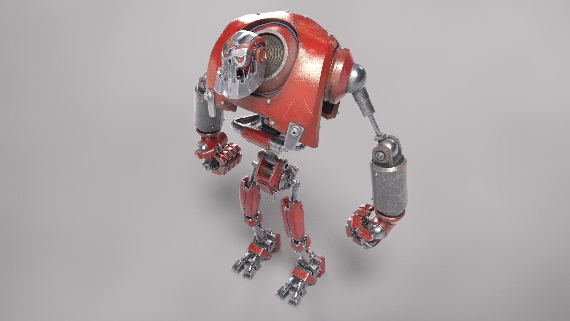 Robot Fighter 3D Model - TurboSquid 1679279