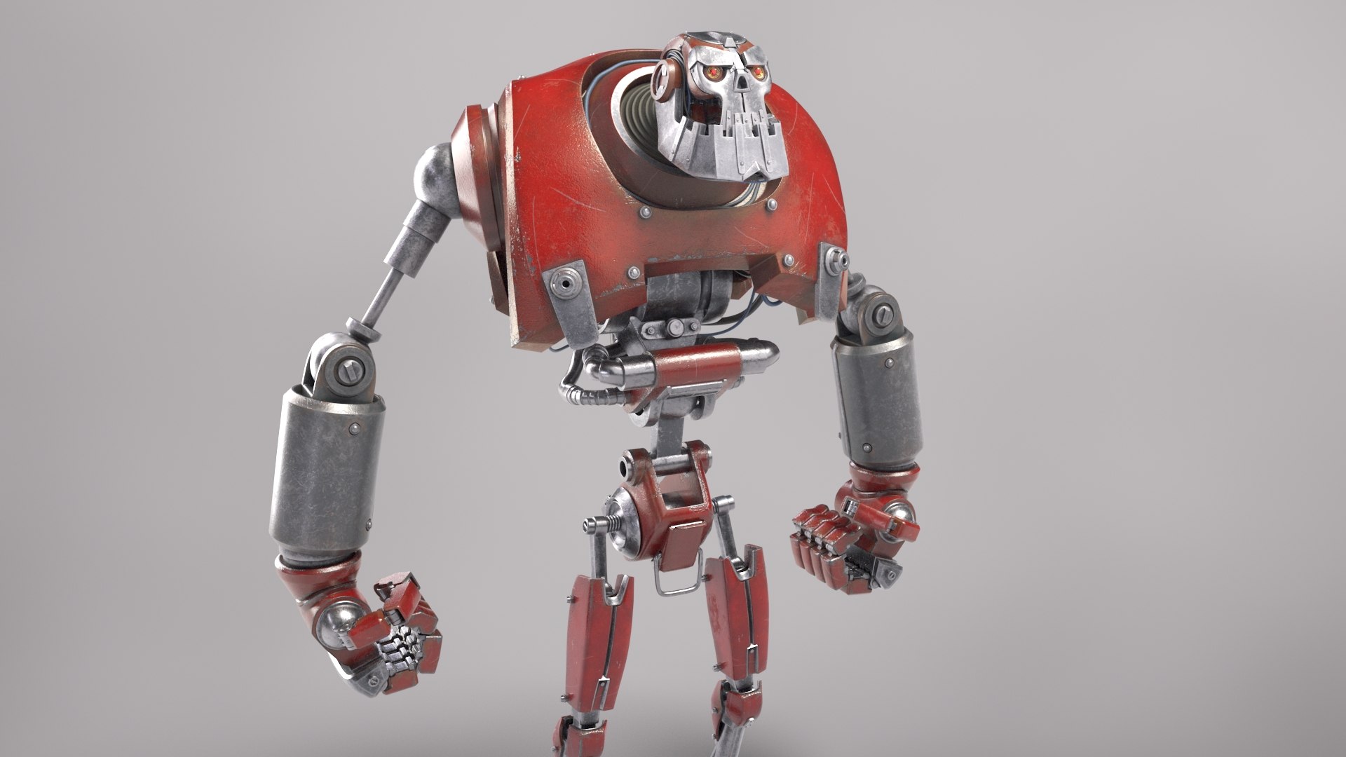 Robot Fighter 3D Model - TurboSquid 1679279