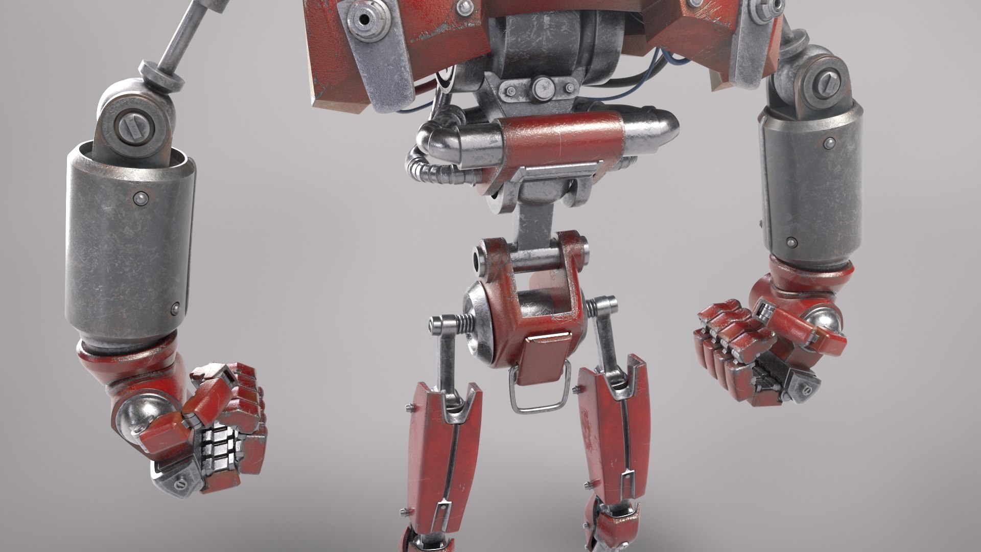 Robot Fighter 3D Model - TurboSquid 1679279