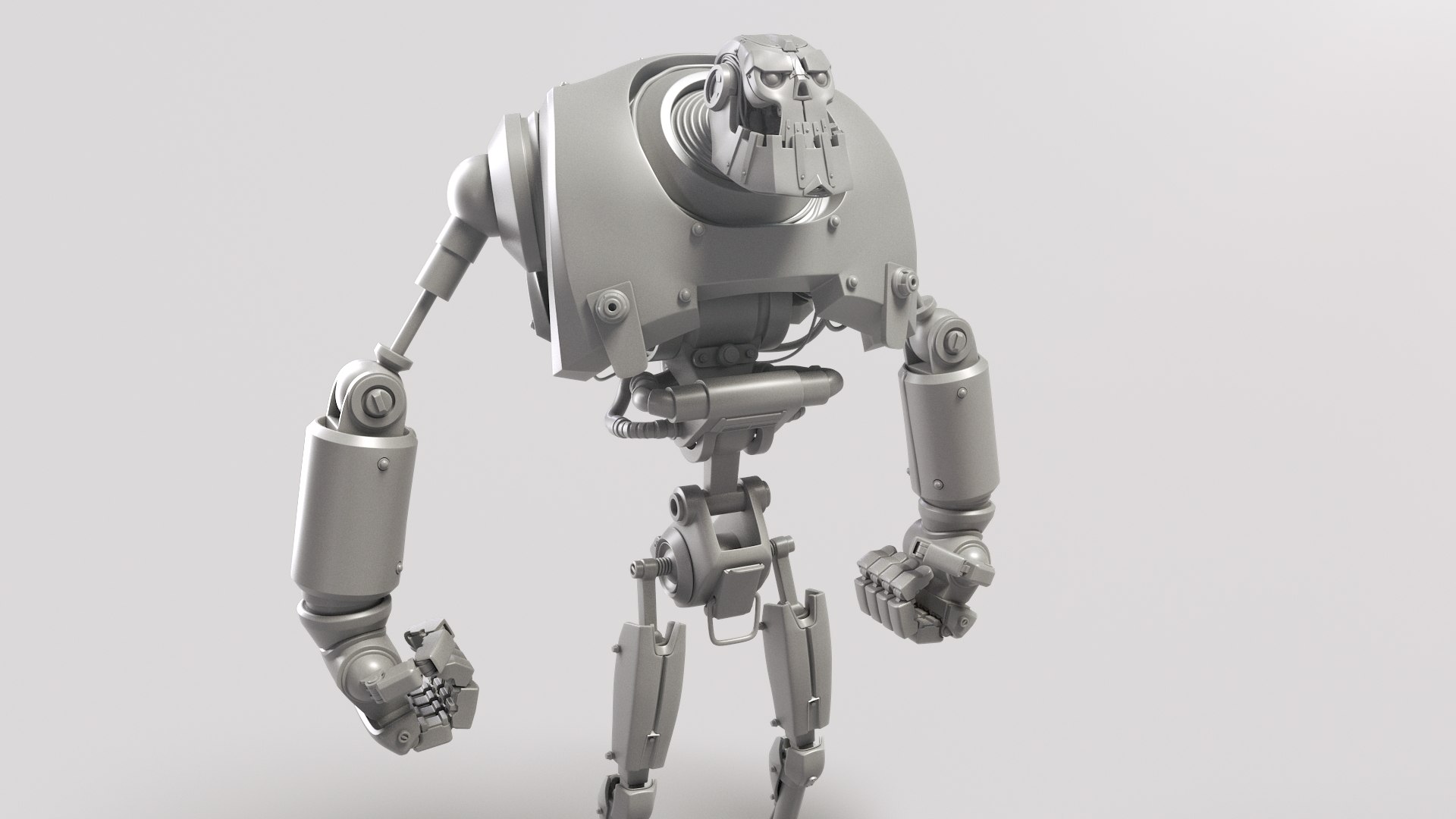 Robot fighter 3D model - TurboSquid 1679279