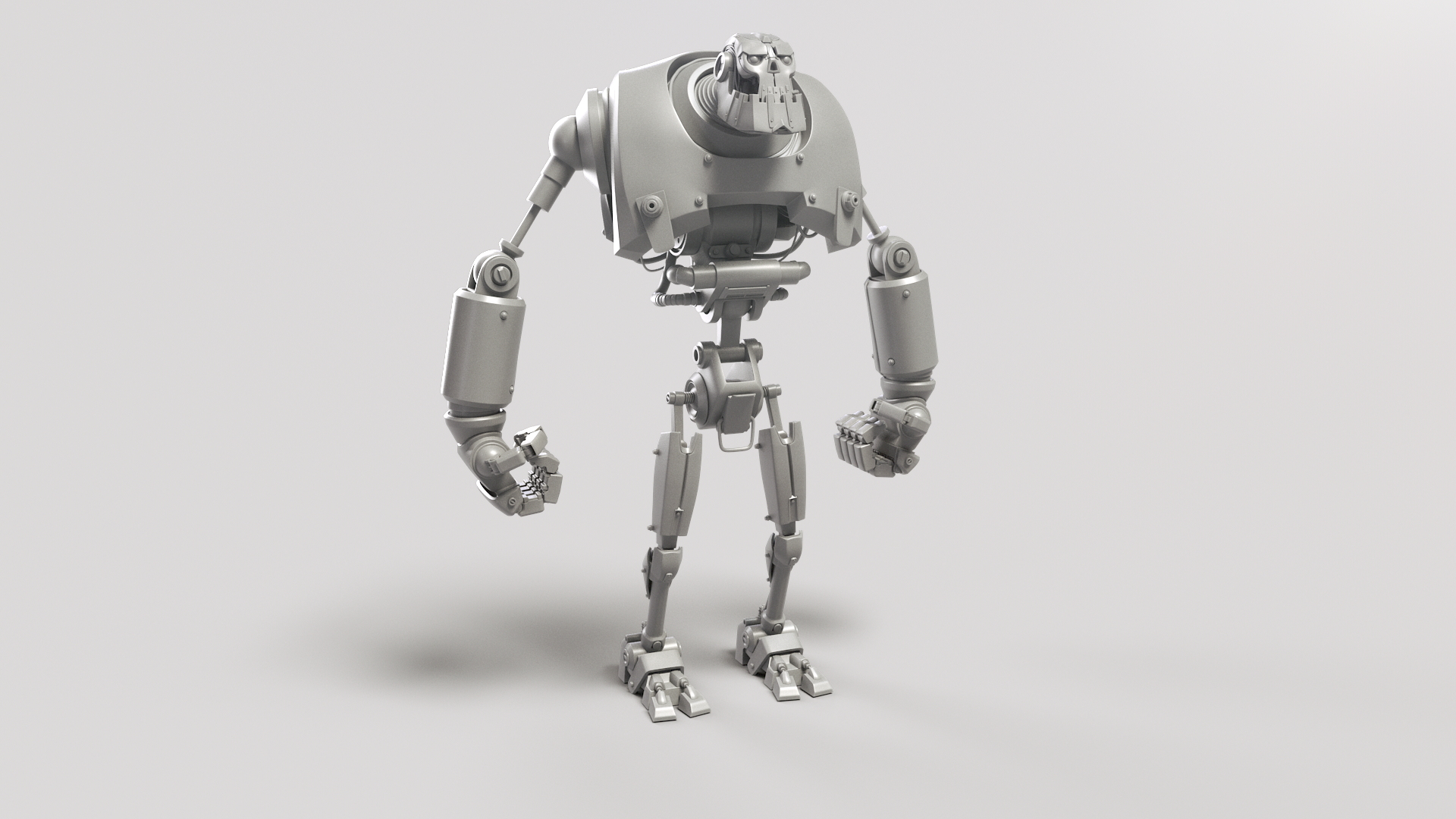 Robot Fighter 3D Model - TurboSquid 1679279
